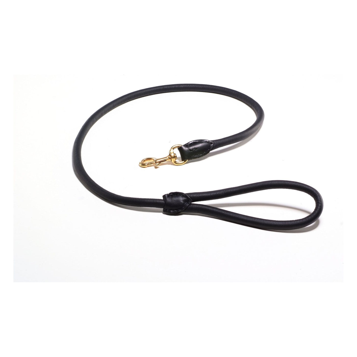 4 Foot Round Vibrant Colored Soft Rolled/Round Leather Leash | HUND Denmark