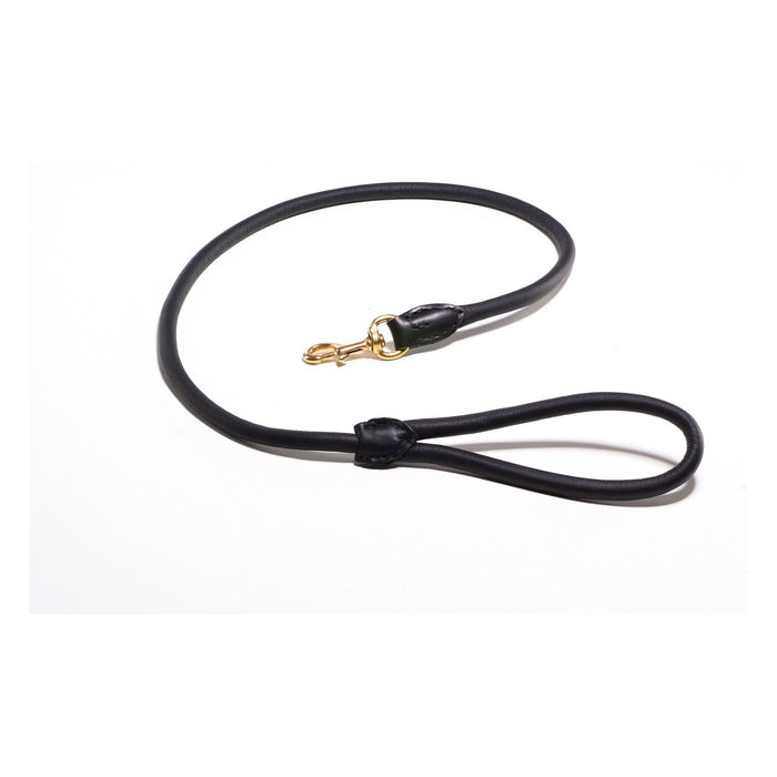 4 Foot Round Vibrant Colored Soft Rolled/Round Leather Leash | HUND Denmark